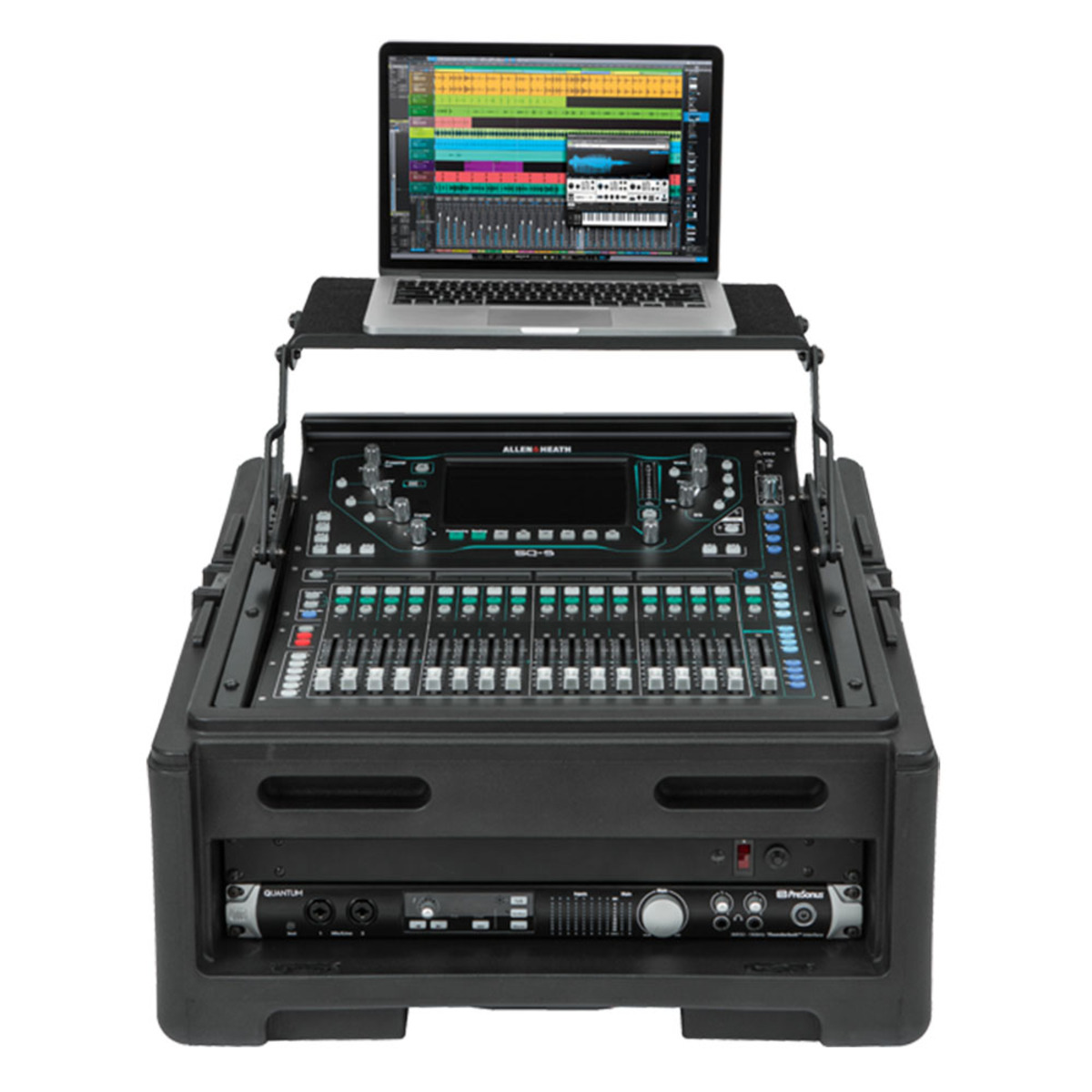 SKB 1SKB-R102W SKB 10U x 2U Roto Rack/Mixer Console | The Rack Case Company